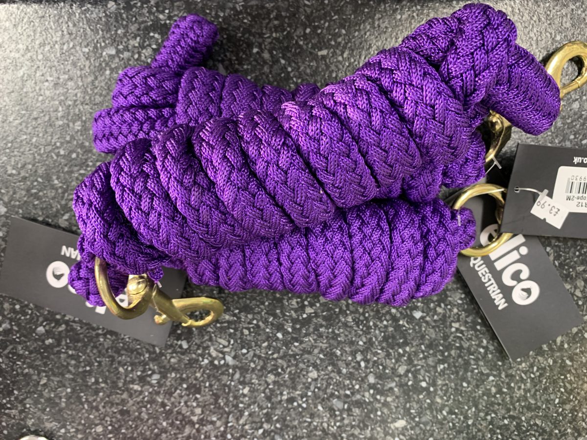 Elico Eastbourne Soft Lead Rope - Eira's Equestrian Extras | Kingsclere ...